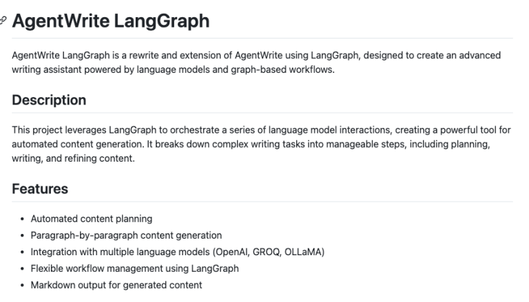 List of AI Agents Built using LangGraph - Rajeshtomjoe Blog